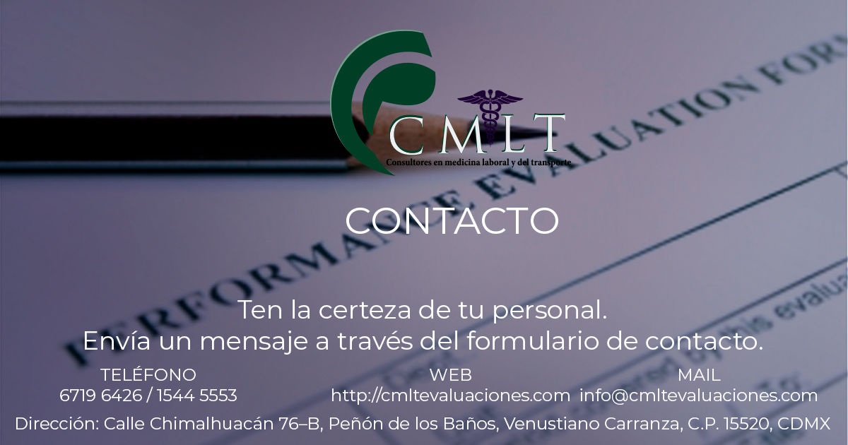 Contacto - CMLT Evaluaciones